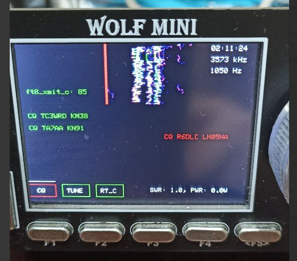 Wolf Mini DUC/DDC SDR HF Transceiver All Mode 20W T UA3REO TFT 2.4 Zoll ...
