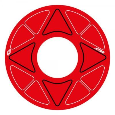 Trials Bike Jitsie Rear Sprocket Sticker Protector. Solid Sprocket. Red ...