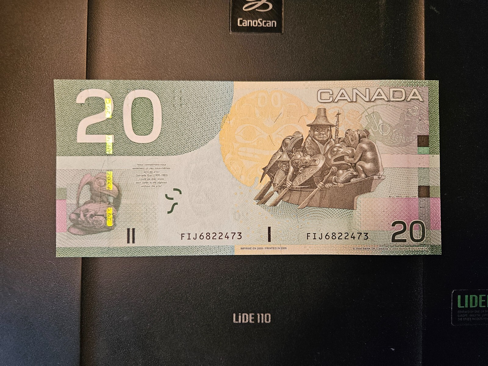 2009 $20 Dollar Bank of Canada Banknote FIJ6822473 CUNC Crisp | eBay