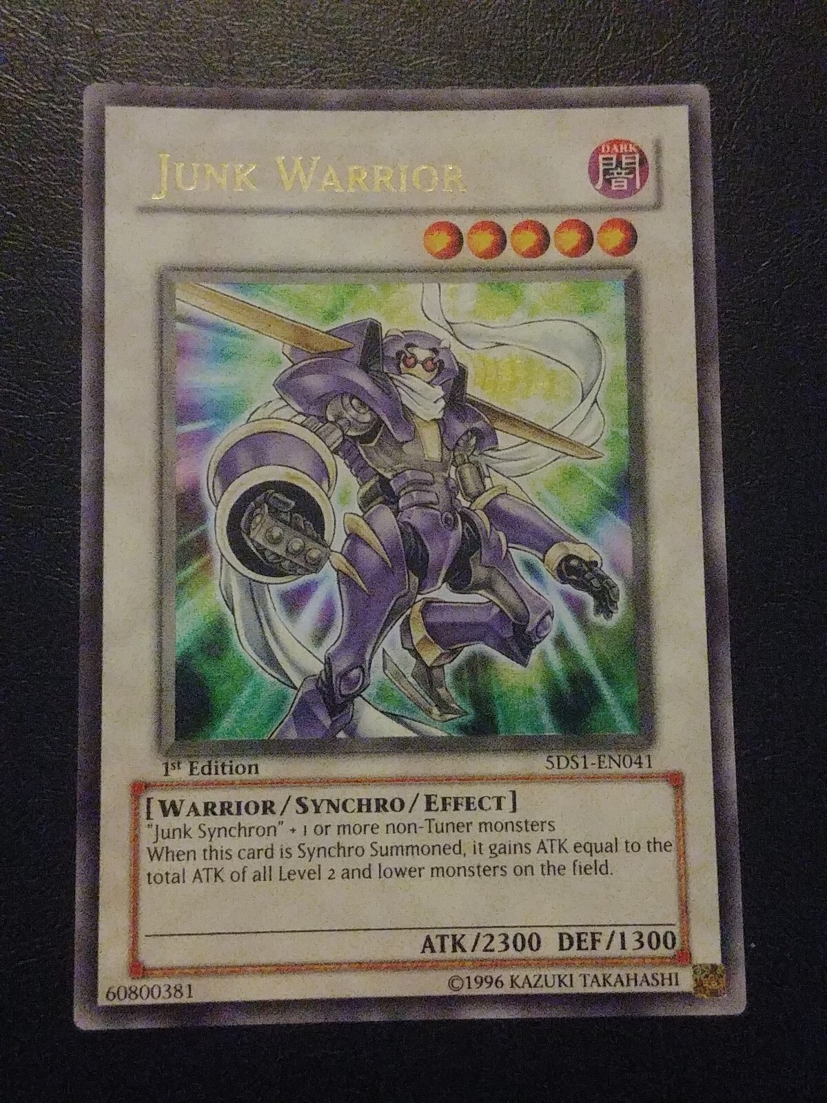 Yu-Gi-Oh! TCG Junk Warrior Yu-Gi-Oh! 5D's 5DS1-EN041 1st Edition Ultra ...