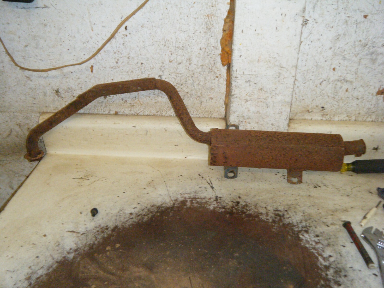 OEM Honda ATC 70 Exhaust Muffler Spark Arrester Baffle Atc70 1978 ...