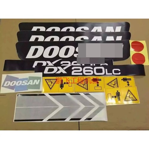 For Doosan Daewoo Dh Dx 260/dx300 Full Car Sticker Excavator ...