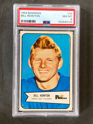 1954 Bowman #34 Bill Billy Howton PSA 8 | eBay