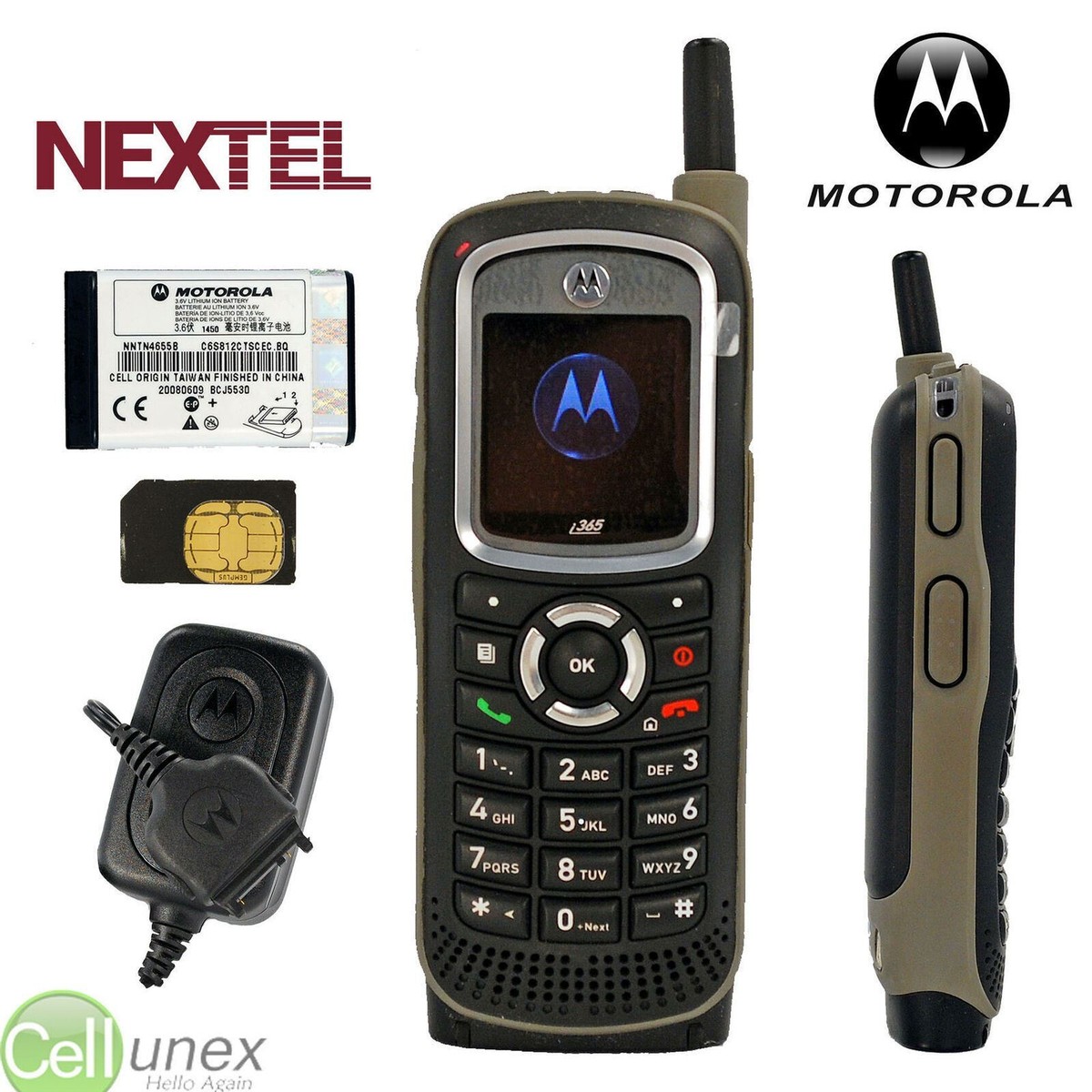 Motorola Nextel I60c Cell Phone Bundle Battery Ebay Amazon.com: Amzer