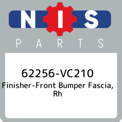 62256-VC210 Nissan Finisher-front bumper fascia, rh 62256VC210, New ...