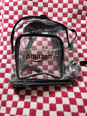 Amazon Employee Swag Clear Backpack DTW9 | eBay