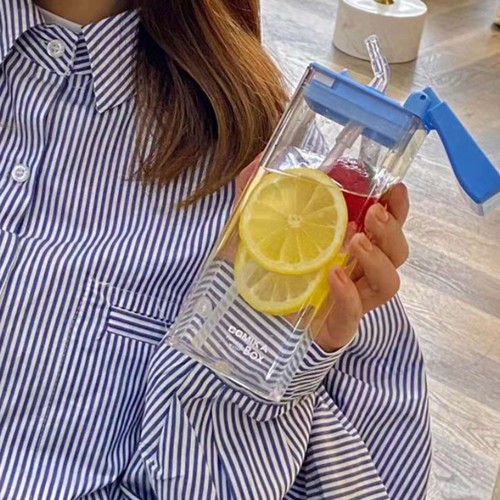 360ml Students Juice Bottle Thickened Water Storage Anti-break Sippy ...