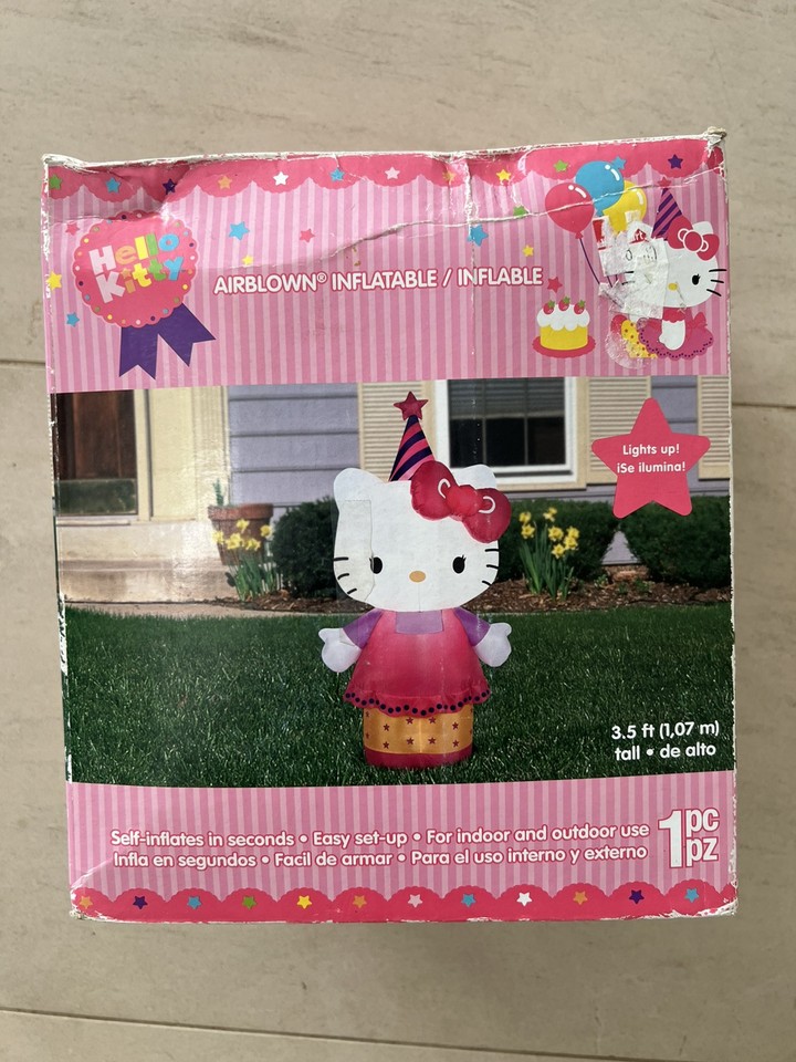 Hello Kitty Birthday Airblown Inflatable | eBay