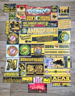 Aufkleber Mix Ultras BVB Borussia Dortmund 38x Fanszene Sticker ...