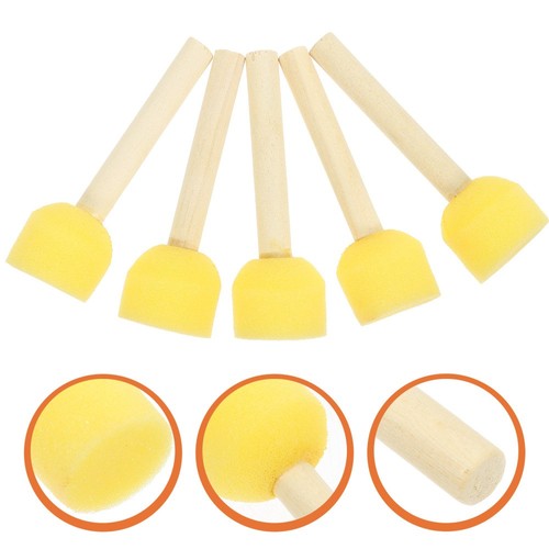20 Pcs PAINTING BRUSH Toddler Child Small Sponge for Supplies Kids | eBay