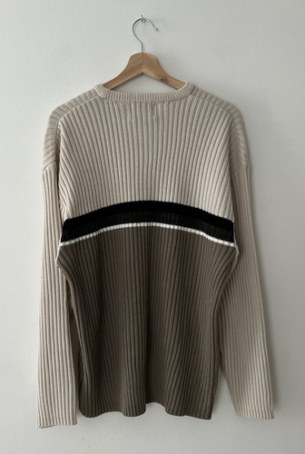 Vintage Extreme Gear Striped Pullover Knit Crewneck Sweater Y2K Skater ...