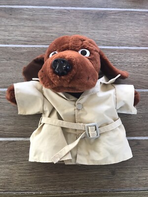Vintage 1988 McGruff The Crime Dog Stage Hand Puppet Brown Trenchcoat ...