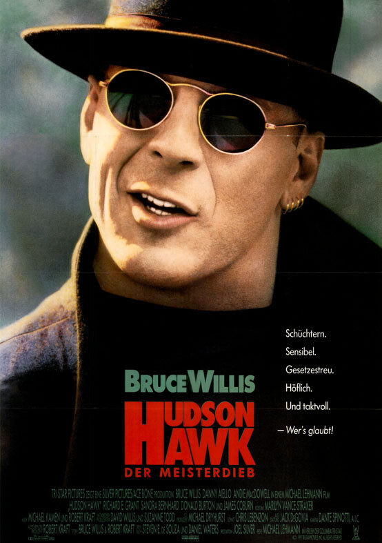 Hudson Hawk - Der Meisterdieb ORIGINAL A0 Kinoplakat Bruce Willis / James Coburn | eBay