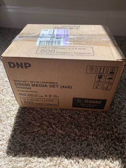 DNP Media Set Ds680 Premium Digital 4x6" 800 Images for sale online | eBay