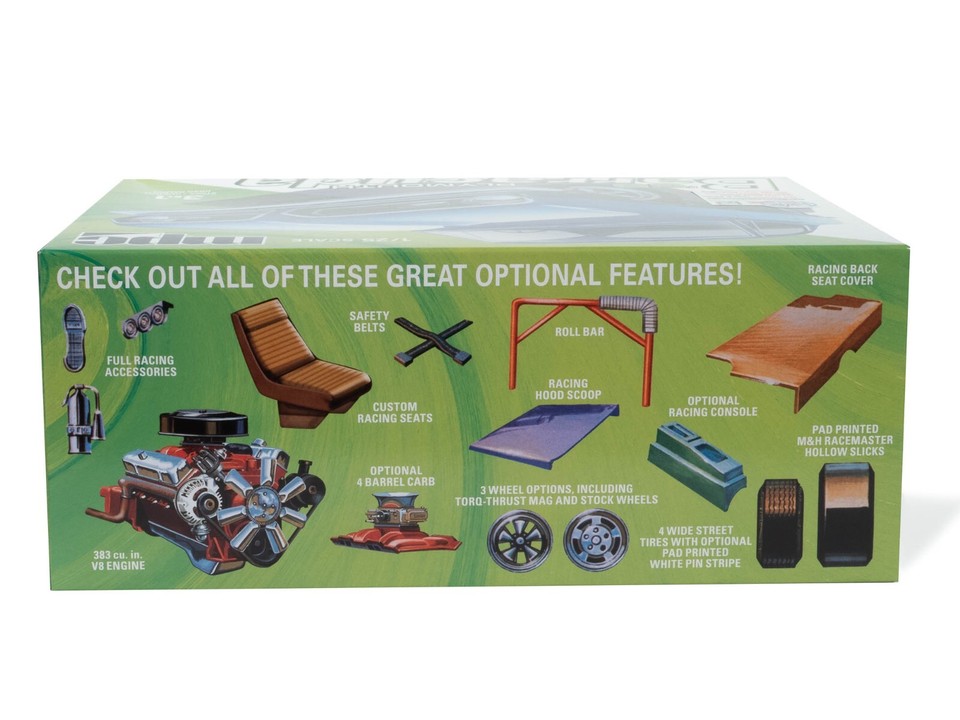 MPC Model Kit '69 Plymouth Barracuda (3in1-Stock/Custom/Drag) 1:25 ...