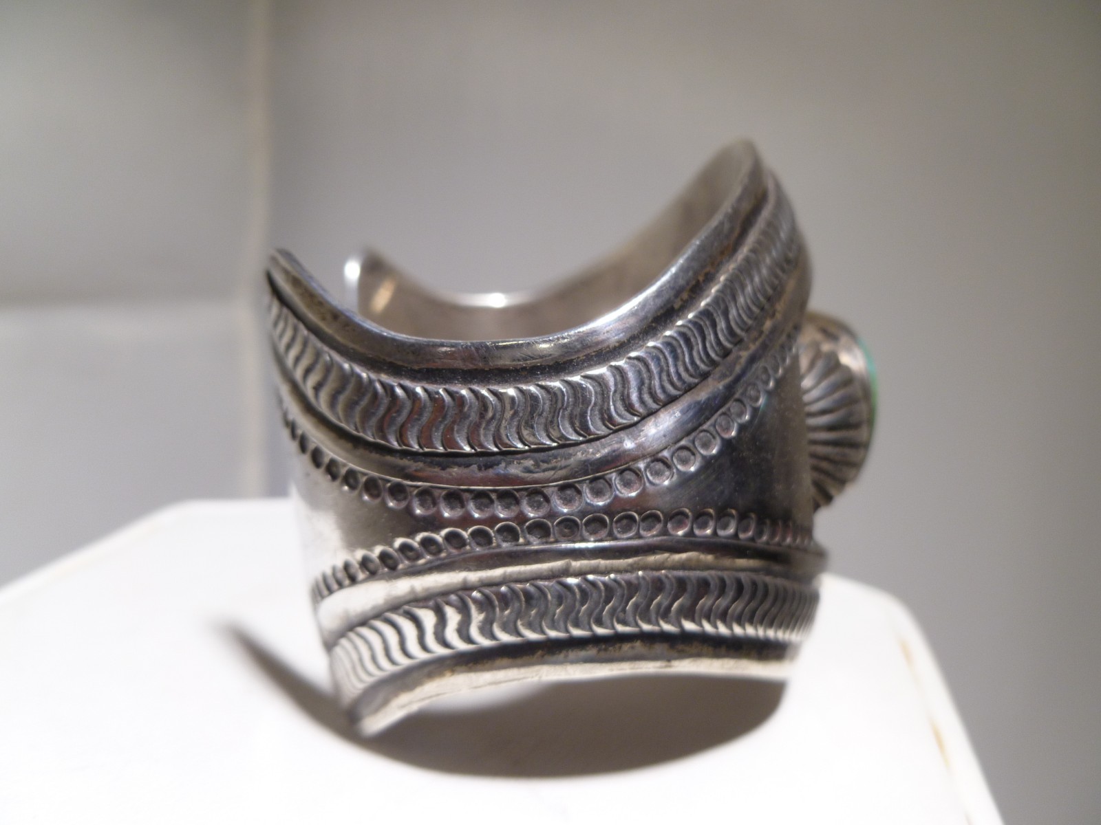 Carl Allen Begay 1912-1972 Navajo Cuff Bracelet Shadow Box Turquoise ...