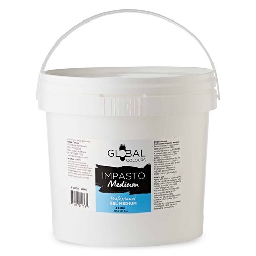 IMPASTO MEDIUM - Global Colours Professional Artist Gel Medium | eBay