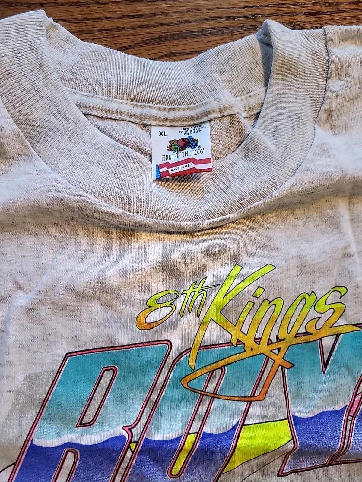 VTG 1991 8th KINGS ROYAL T-shirt XL Single Stitch Sprint Car Racing ...