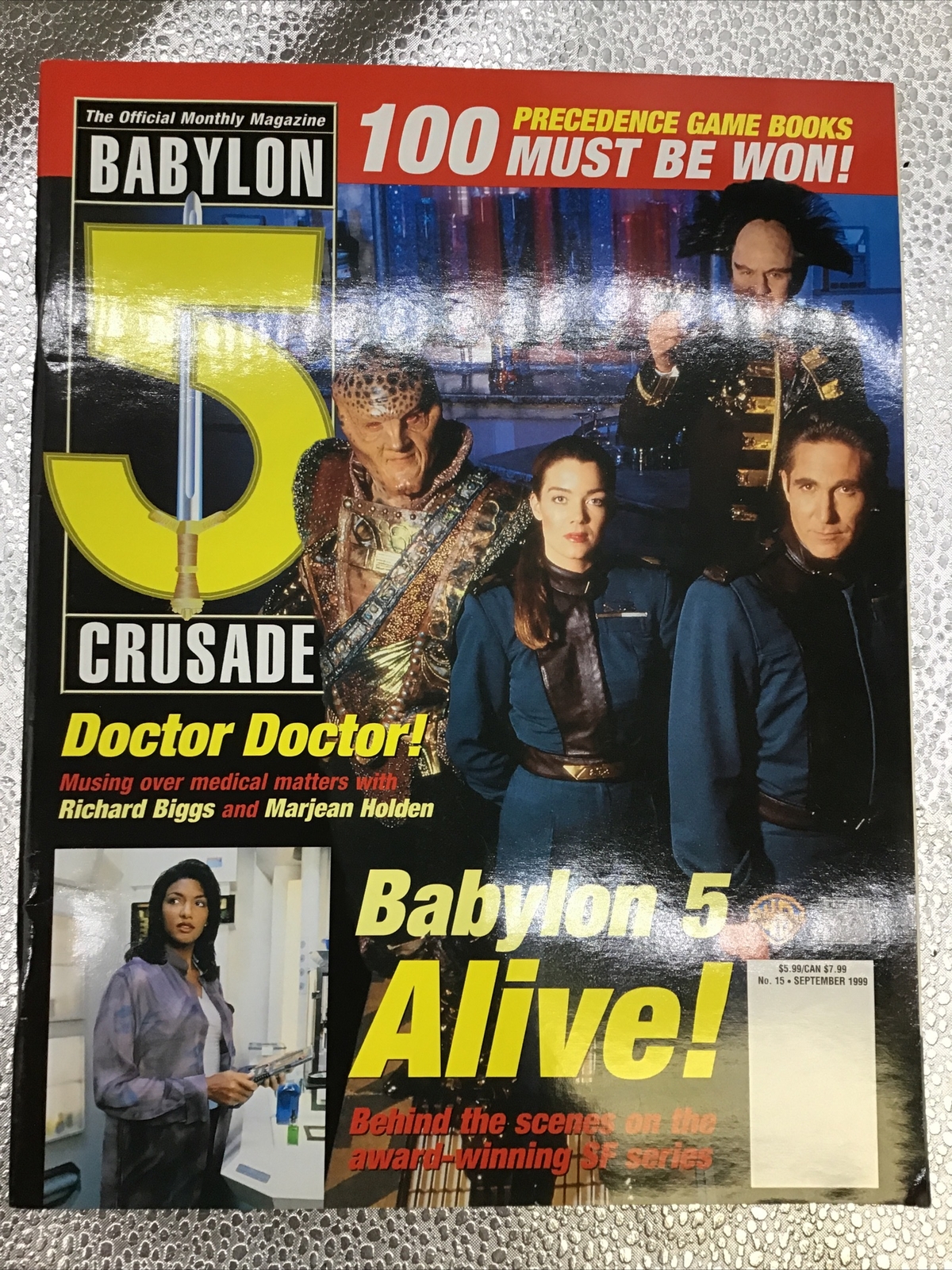 Babylon 5 Magazine #15 9/1999 Ivanova G'Kar Molari Sinclair Cover | eBay