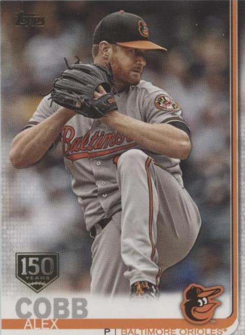 2019 Topps - Alex Cobb #483 150th Anniversary for sale online | eBay