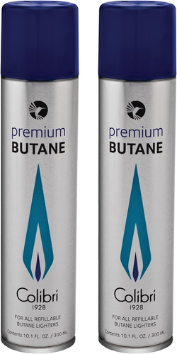 Colibri Premium Butane Fuel Refill for Lighters, 300Ml (10.1Fl Oz) Cans ...