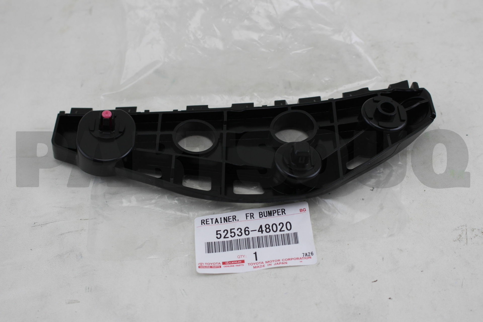5253648020 Genuine Toyota RETAINER, FRONT BUMPER SIDE, LH 52536-48020 ...