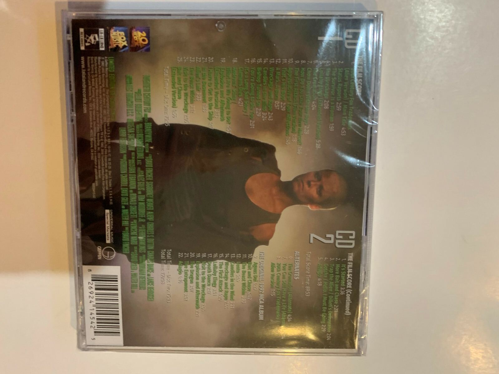 Alien 3 Expanded Original Movie Soundtrack 2 CD Set Elliot Goldenthal ...