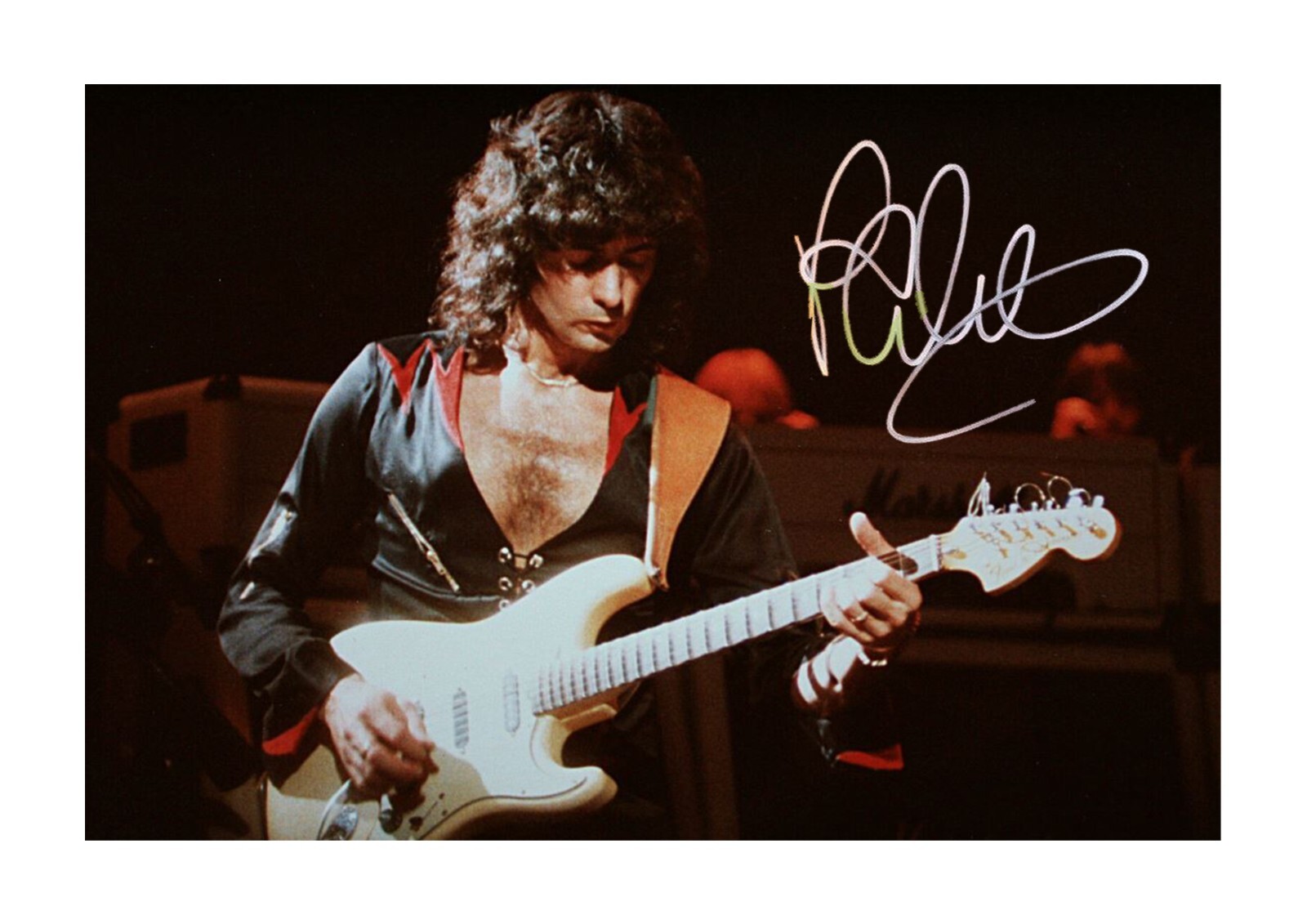 Ritchie Blackmore 1 Deep Purple A4 reproduction signed poster choice of ...