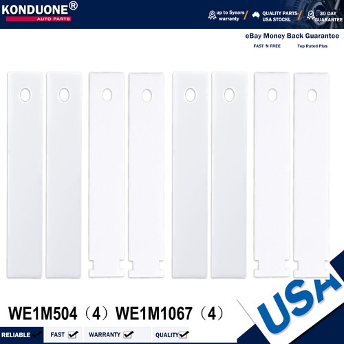 4x WE1M1067 + 4x WE1M504 Dryer Drum Slide Kit for GE WE1M481 WE1M316 ...