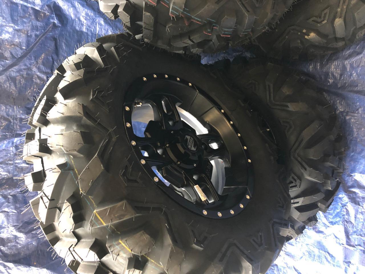 Polaris Scrambler 850 1000 4 Tires & Matte Black Rims 27x9x14 27x11x14 ...