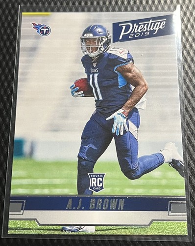 2019 Panini Prestige AJ Brown Titans Rookie Card #253 - Eagles | eBay