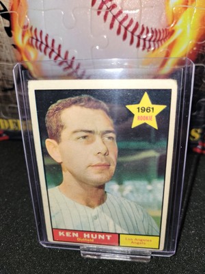 1961 Topps - #156 Ken Hunt Rookie RC | eBay