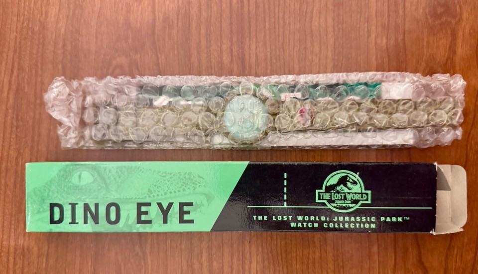 DINO EYE WATCH Lost World Jurassic Park 1997 Burger King Exclusive NEW ...