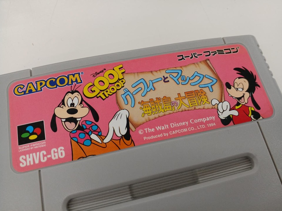 Capcom Shvc-G6 Goofy And Max Super Famicom SNES | eBay