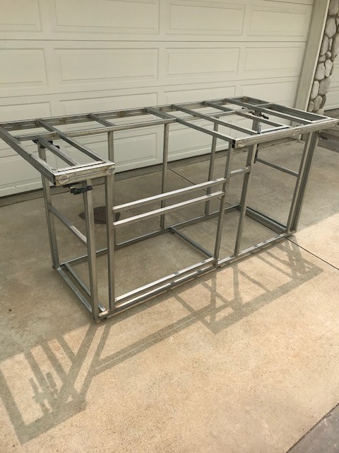 Steel Frame Bbq Island Kits