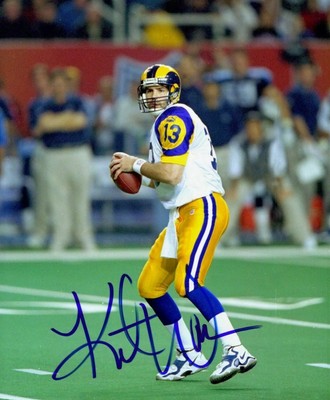 Kurt Warner Signed Autographed 8x10 Glossy Photo RAMS HOF *REPRINT* | eBay