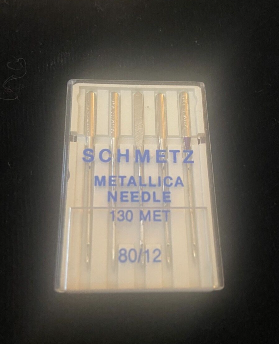 Schmetz Sewing Machine Metallica Needles 80/12 130 MET | eBay