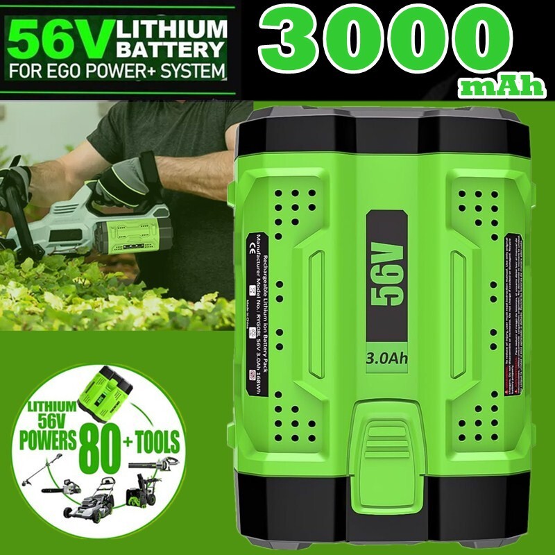 New 56V 3.0Ah Lithium Battery for EGO 56V 2.5Ah BA1400T BA1400 BA2240 ...