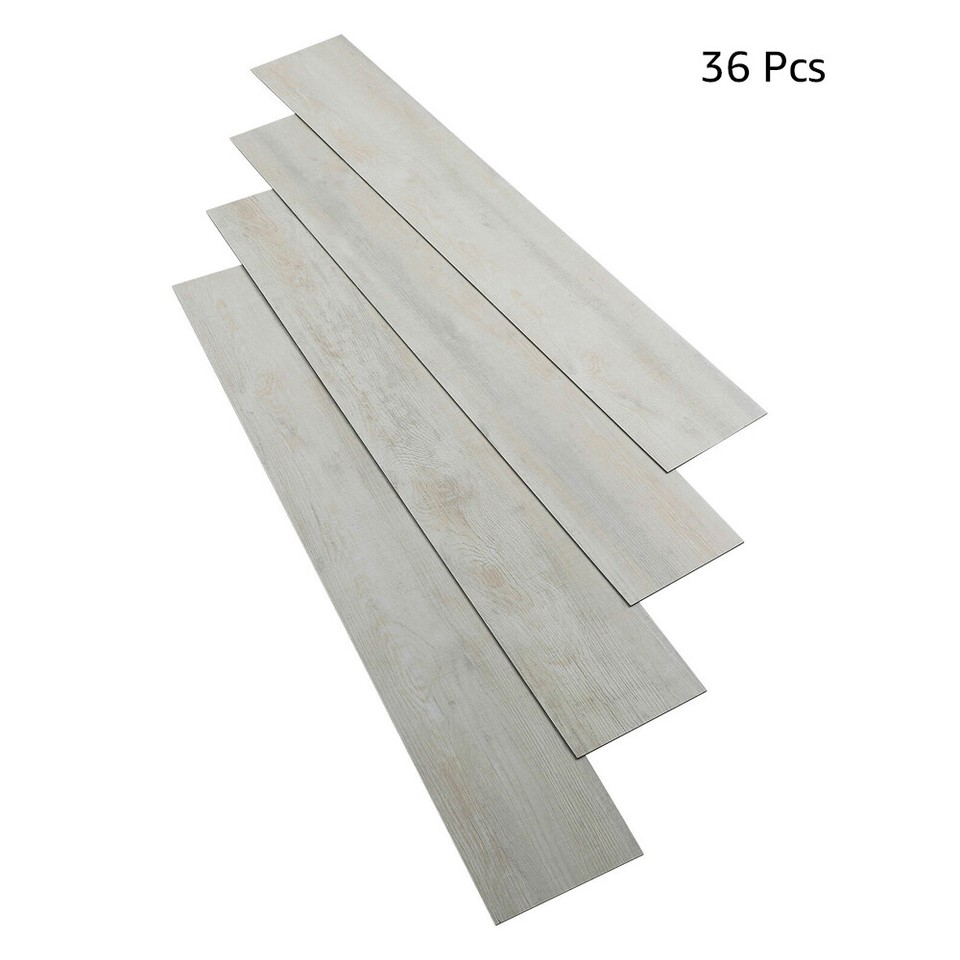 36Pcs Self-Adhesive Vinyl Planks Hardwood Wood Peel Stick Floor Tiles ...