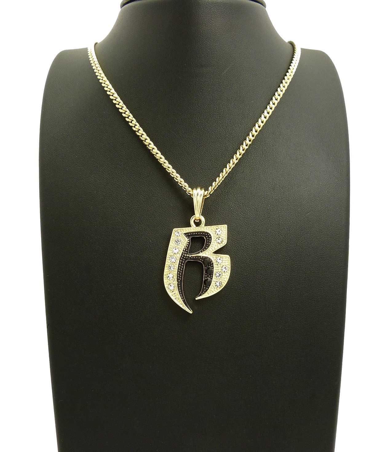 NEW 'R' RUFF RYDERS PENDANT & 24" VARIOUS CHAINS HIP HOP NECKLACES ...