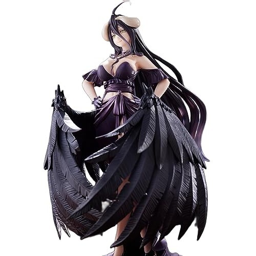 Overlord IV ARTIST MASTER PIECE AMP Albedo Figure Black Dress ver ...