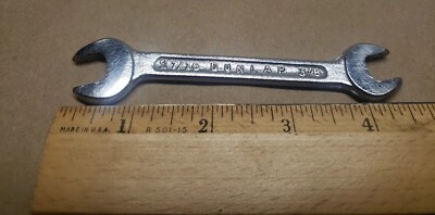 Dunlap Wrench Double Open End 7/16" X 13/8" SAE Made in USA | eBay