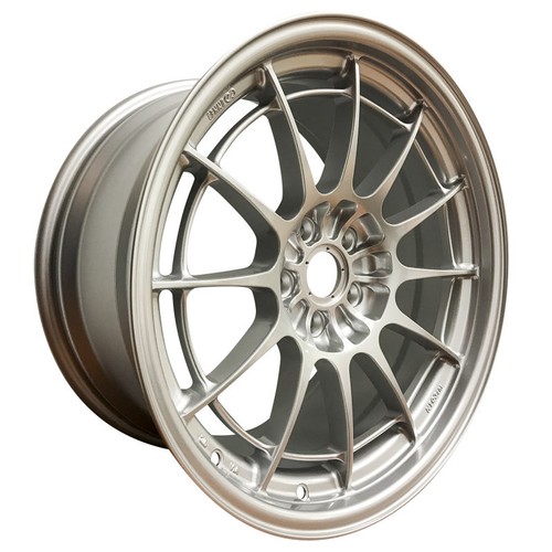 ENKEI NT03+M SILVER WHEEL 18X9.5 +40MM OFFSET 5X108 72.6MM FOCUS ST RS ...