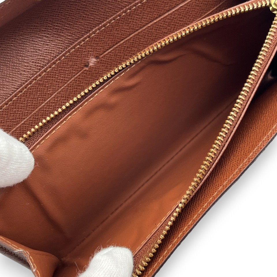 Louis Vuitton Monogram Portefeiulle Sarah Long Wallet | eBay