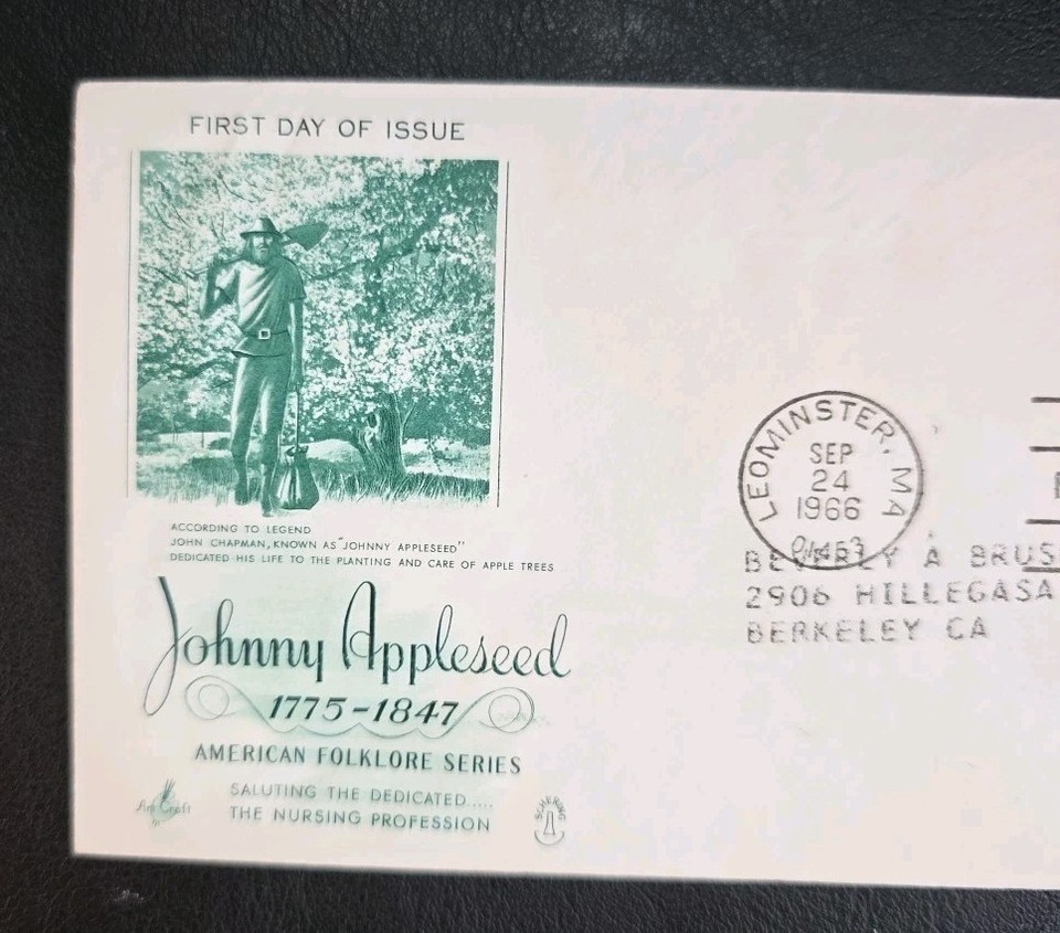 US FDC # 1317 Johnny Appleseed American Folklore Series 1966. | eBay UK