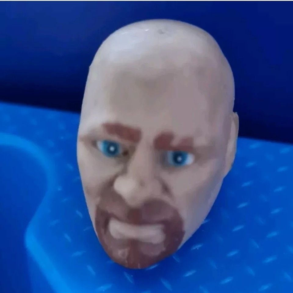 Stone Cold Steve Austin - Head - Jakks - Custom Fodder WWE Wrestling ...