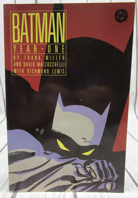 Batman Year One 1988 1st Print Frank Miller DC Comics Trade Paperback ...