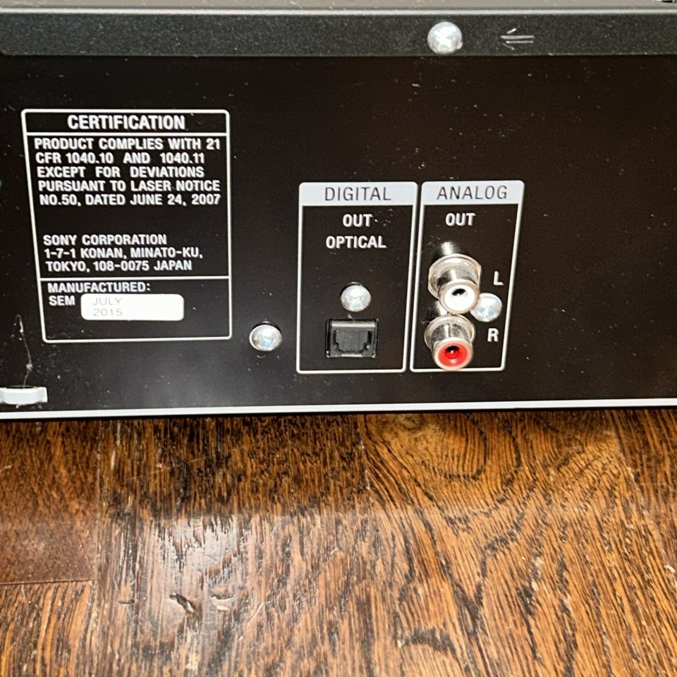 Sony CDP-CE500 5 Disc CD Changer Carousel Player USB Front Recorder | eBay