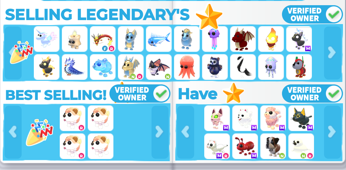 ⭐ Adopt Me Pet | Adopt Me NEONS AND MEGAS | READ DESCRIPTION BEFORE BUY ...