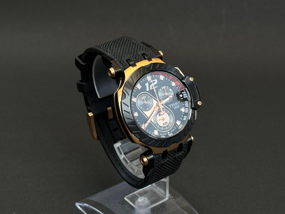 TISSOT motoGP T-RACE Limited Edition Men's Quartz Round Black W47.6mm ...